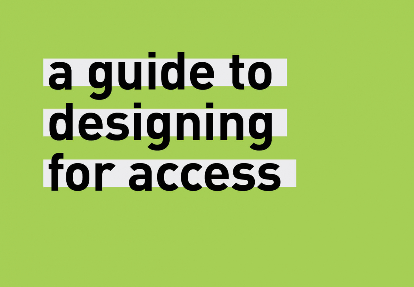 Insights: How to design accessible, inclusive environments — BrandCulture